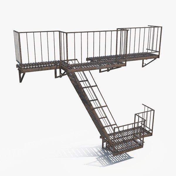 Fire Escape 3D Models for Download | TurboSquid