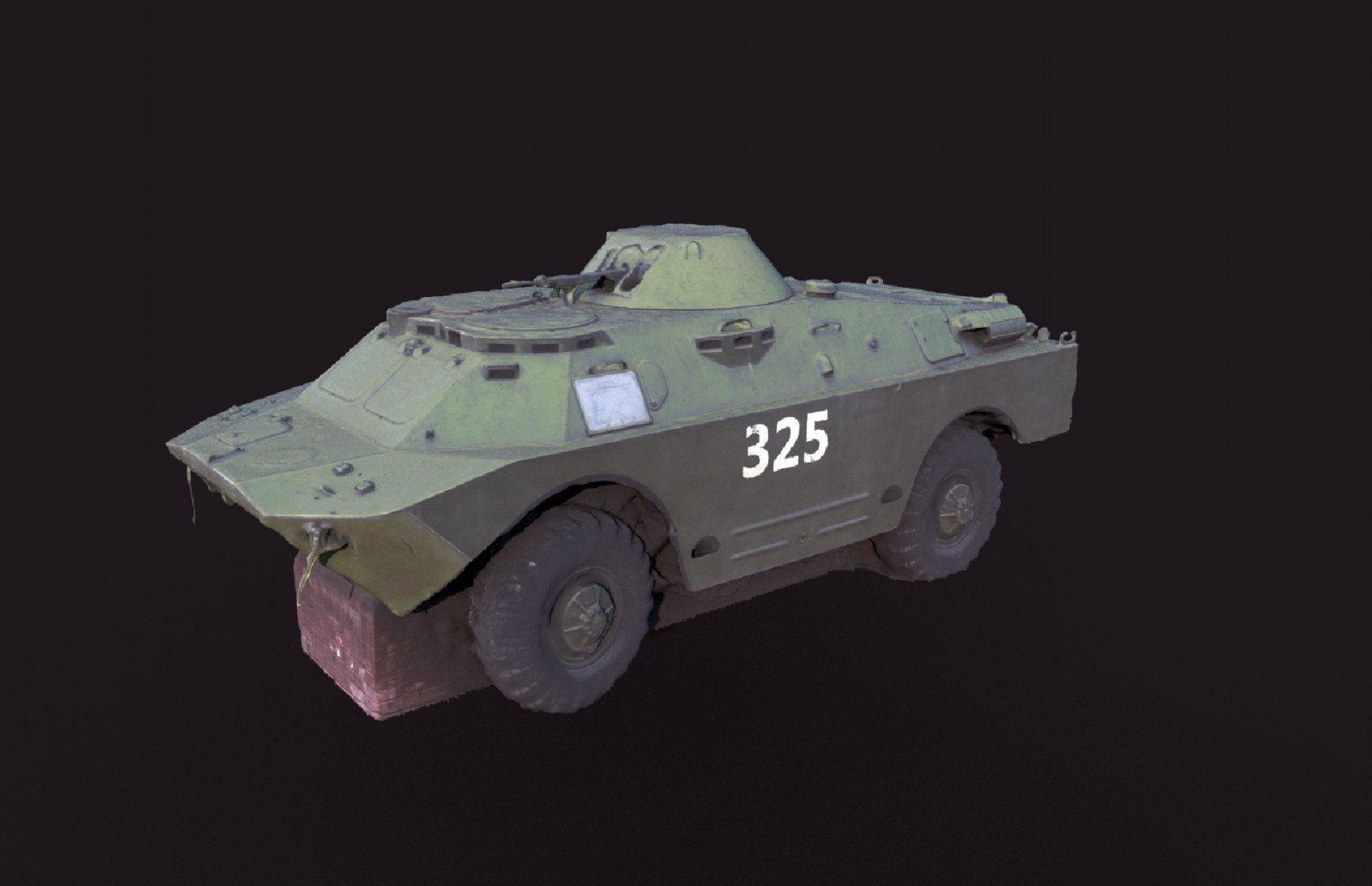 3D BRDM-2 3d Raw Scan - TurboSquid 2266532
