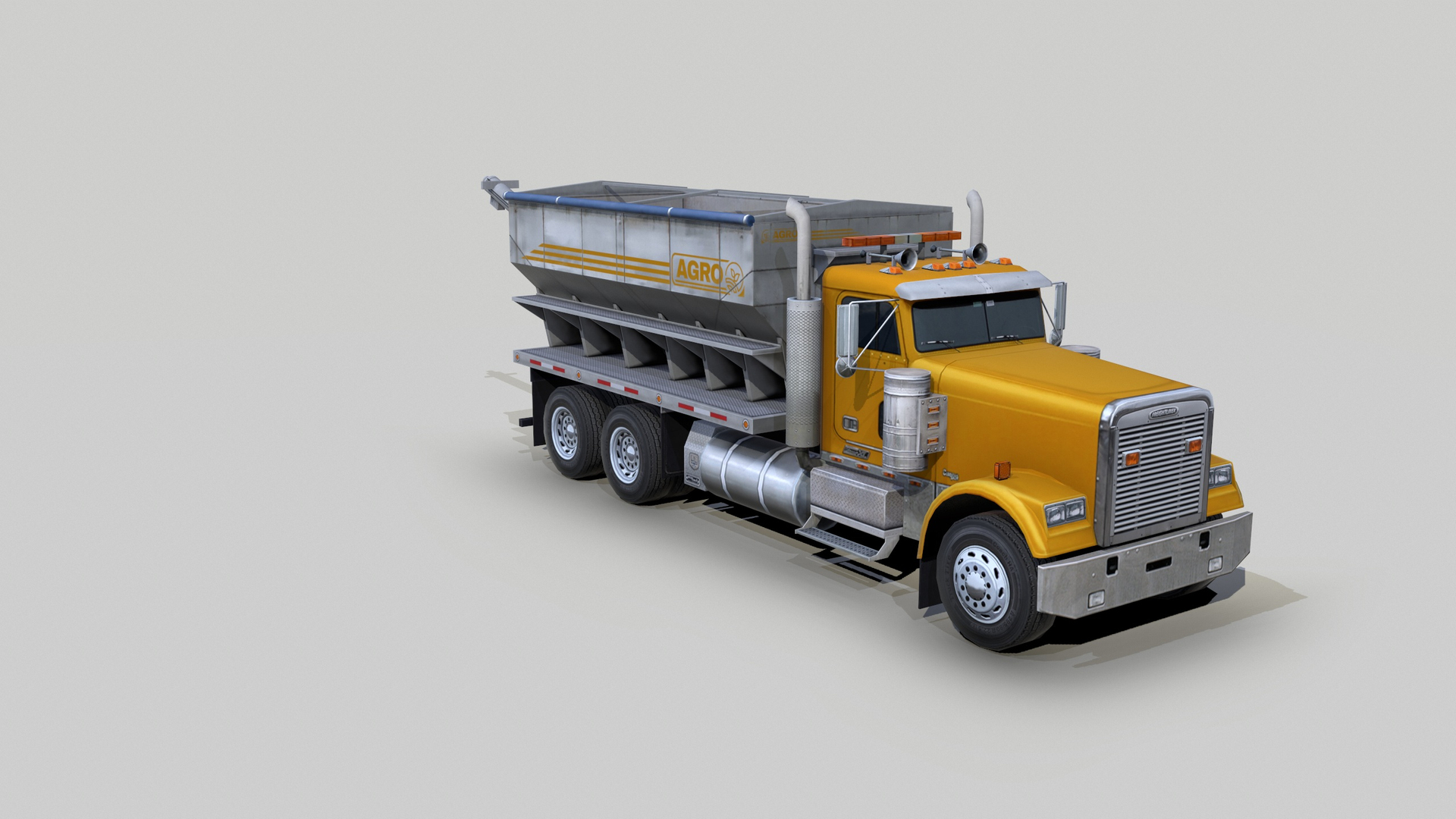 3D Freightliner FLD 120 Fertilizer Tender Truck S02 1999 Model ...