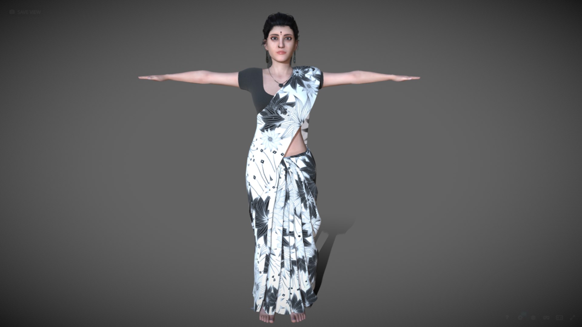 Indian Girl AASHNI AX08OM Indian Female 3D Model - TurboSquid 2113339