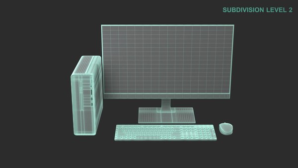 Desctop PC 3D model - TurboSquid 1839393