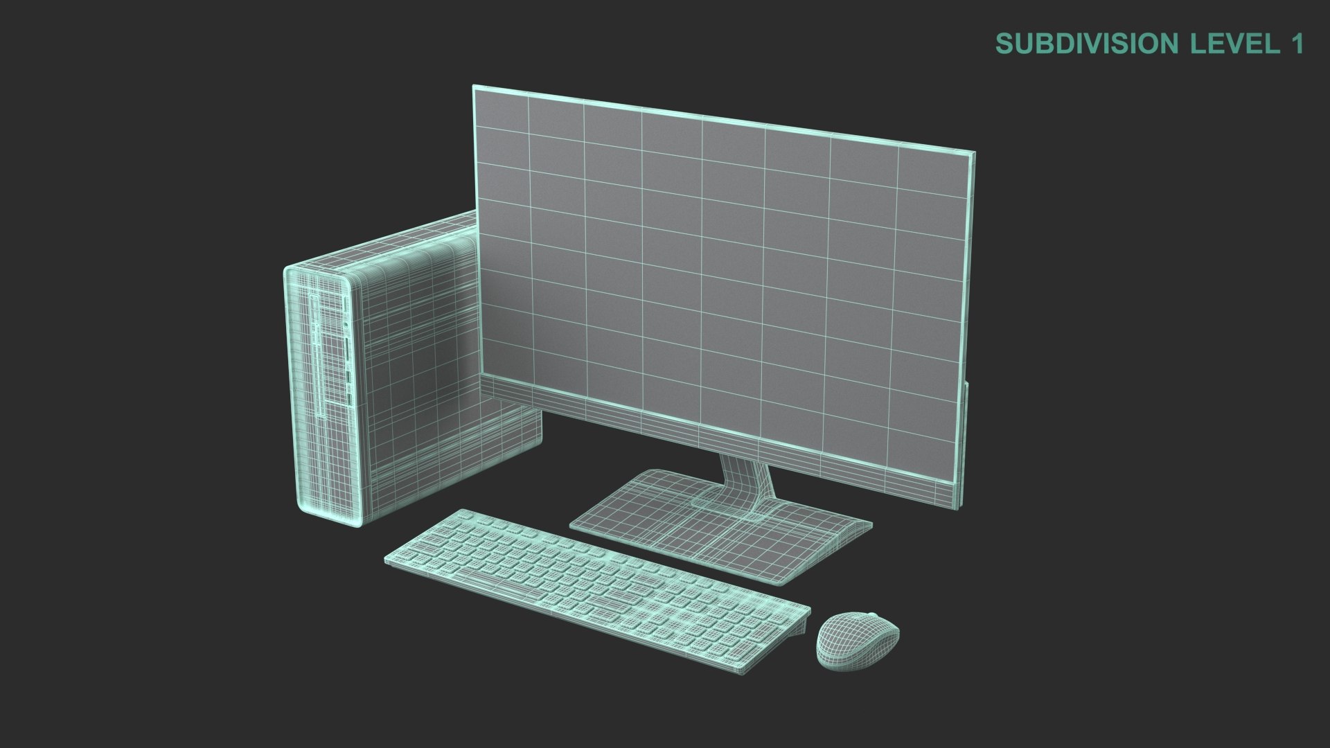 Desctop PC 3D model - TurboSquid 1839393