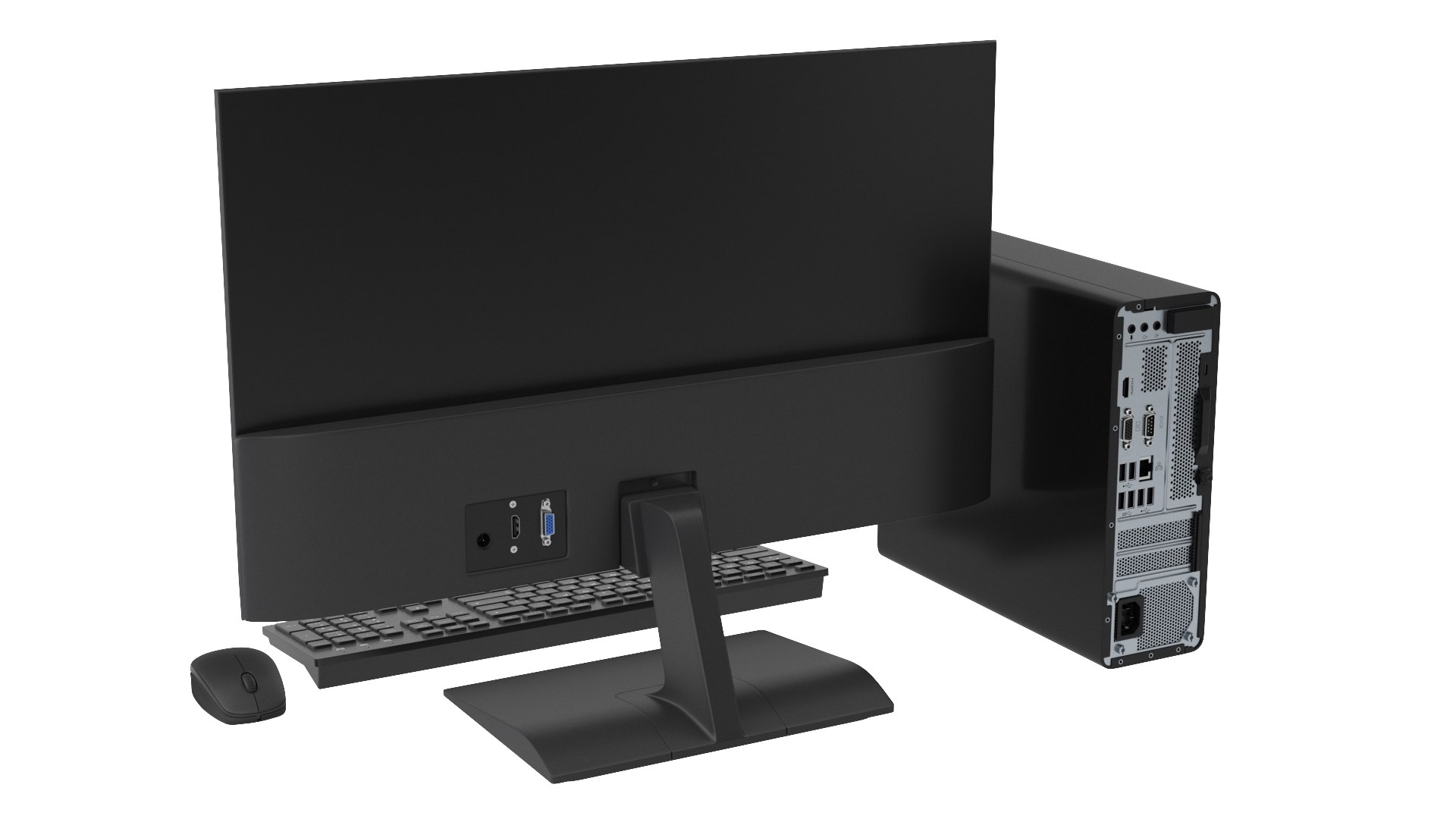 Desctop PC 3D Model - TurboSquid 1839393