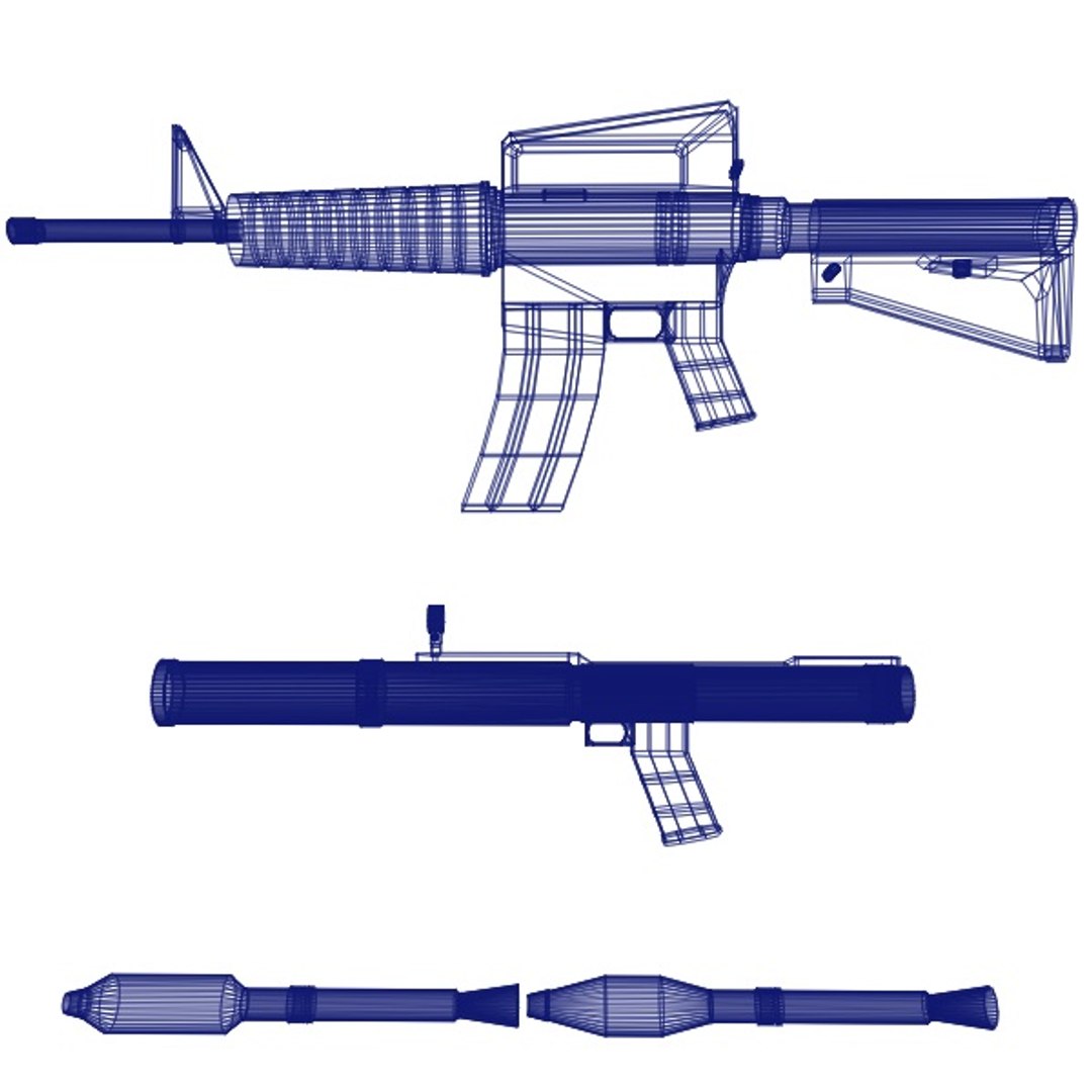 3d Jagger Weapon Rifle Model