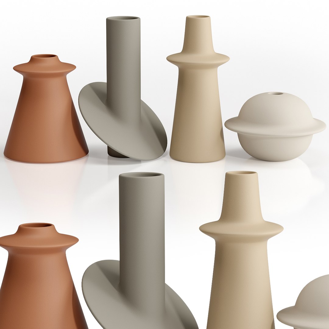 Morandi Vases 3D Model - TurboSquid 1810872