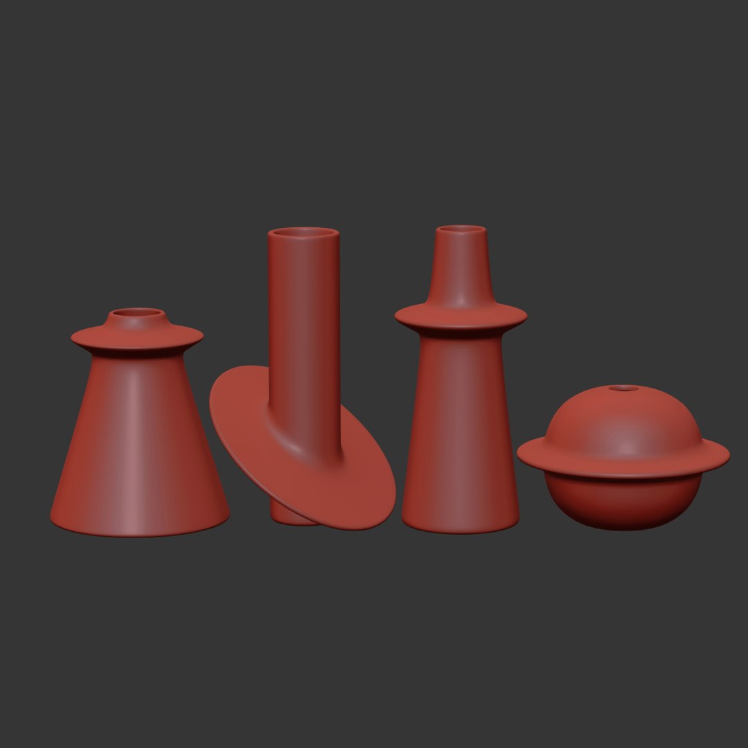 Morandi Vases 3D Model - TurboSquid 1810872