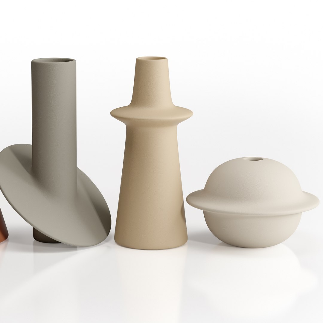 Morandi Vases 3D Model - TurboSquid 1810872