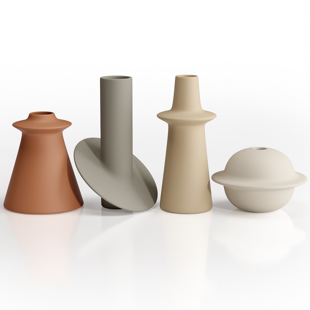 Morandi Vases 3D Model - TurboSquid 1810872