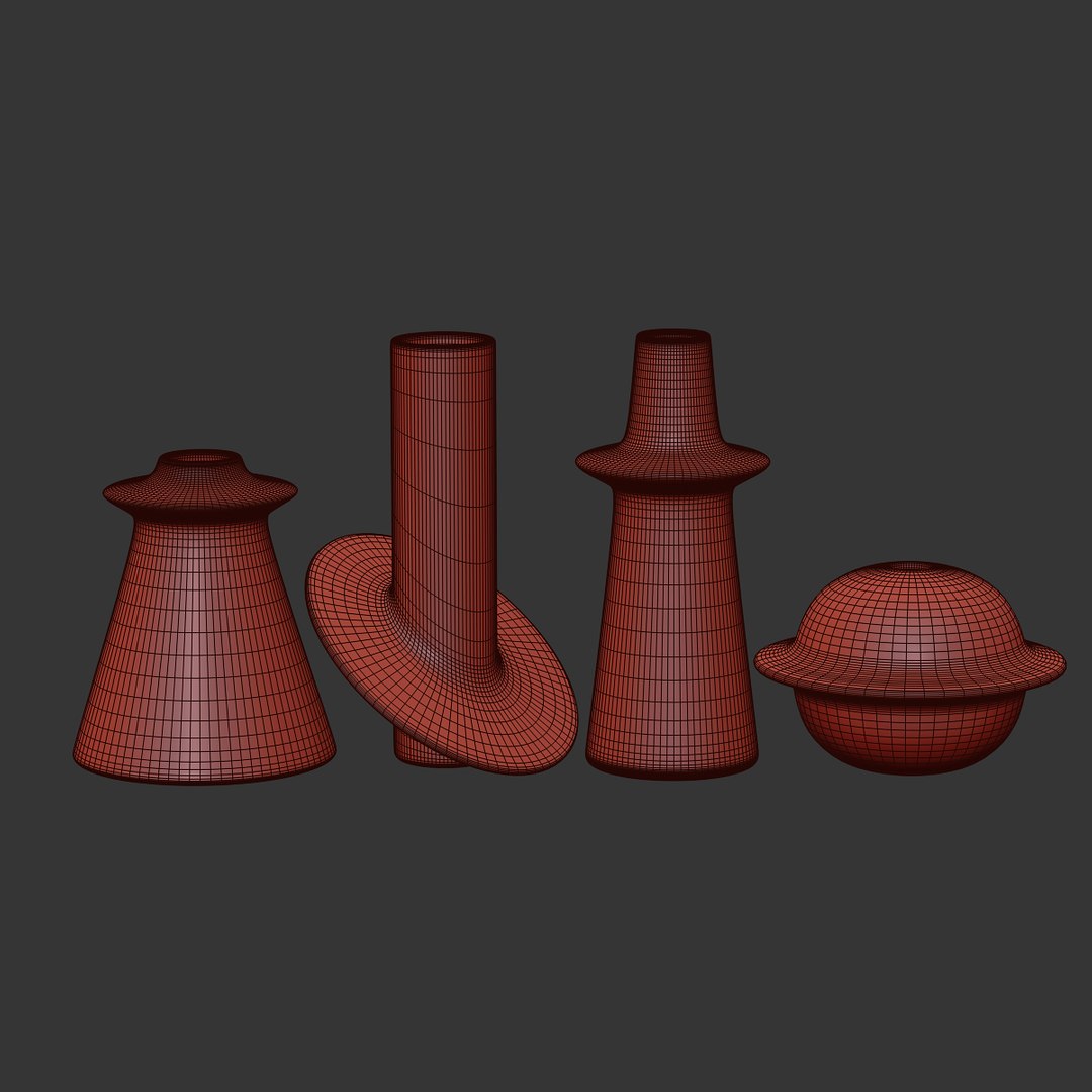 Morandi Vases 3D Model - TurboSquid 1810872