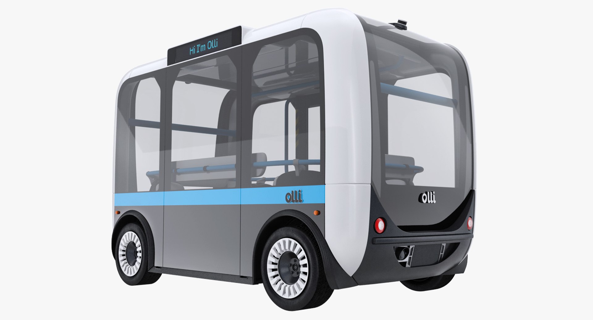 Olli Self Driving Electric 3D Model - TurboSquid 1250012