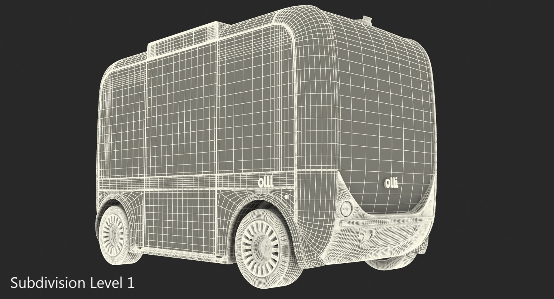 Olli Self Driving Electric 3D Model - TurboSquid 1250012