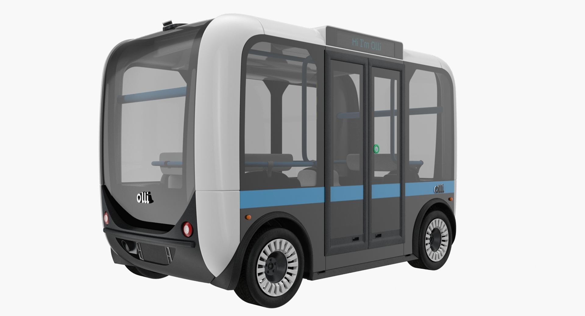 Olli Self Driving Electric 3D Model - TurboSquid 1250012