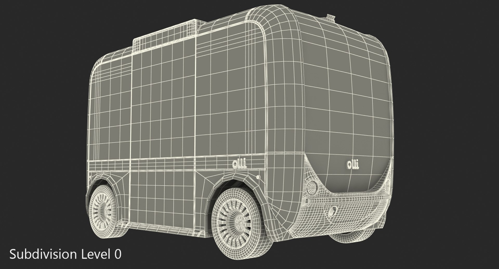 Olli Self Driving Electric 3D Model - TurboSquid 1250012