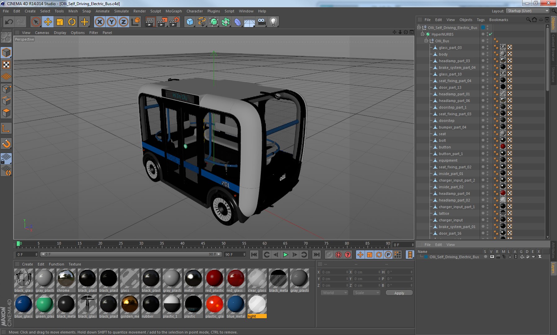 Olli Self Driving Electric 3D Model - TurboSquid 1250012