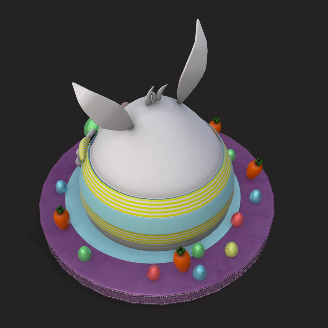 3D model Plump Rabbit Cake - TurboSquid 1884014