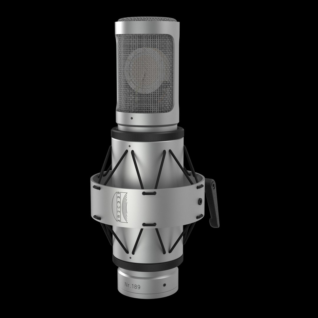 3d Microphone Brauner Model