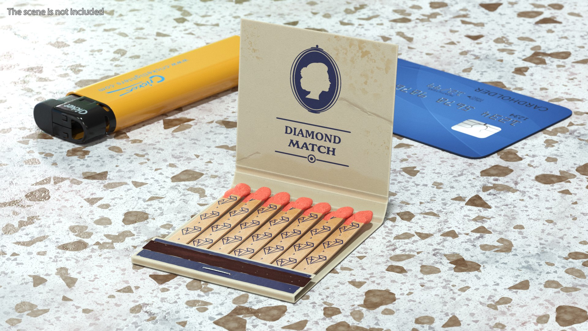 MatchBook Vintage Cover Open model - TurboSquid 1857931