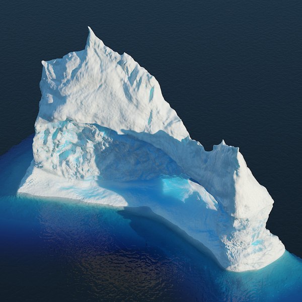 iceberg ice obj
