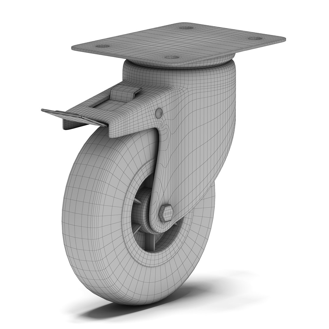 Set Casters 3d Model