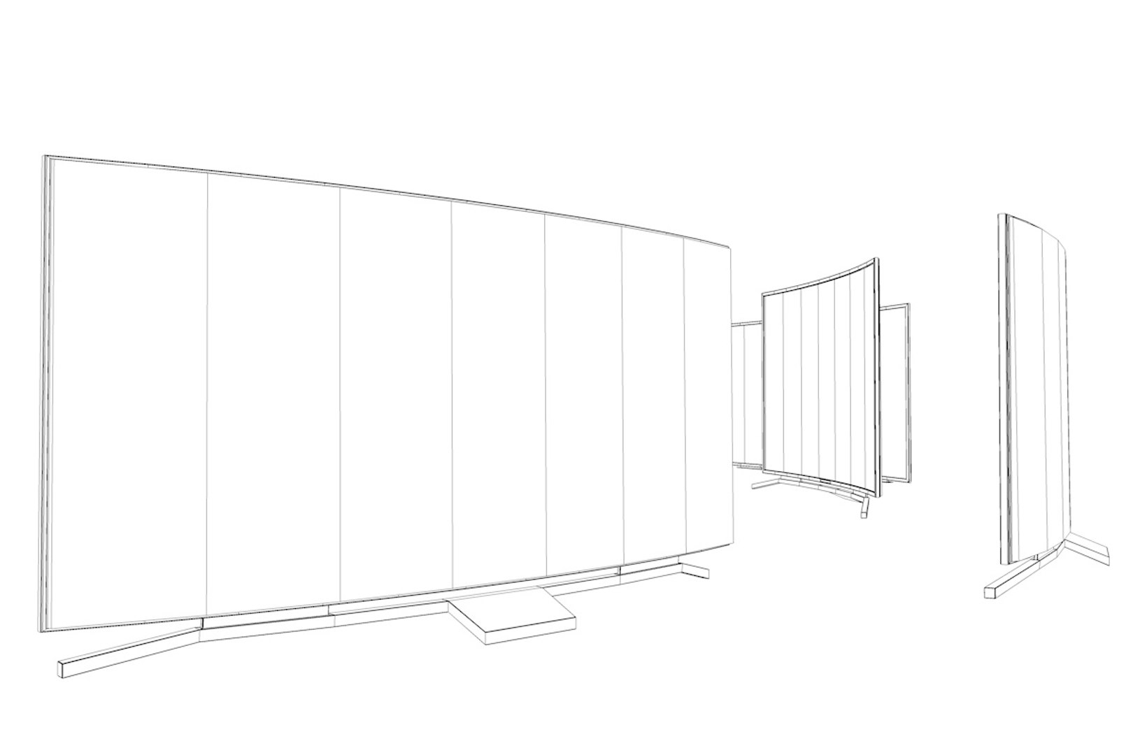 Curved Screen Televisions 3d 3ds