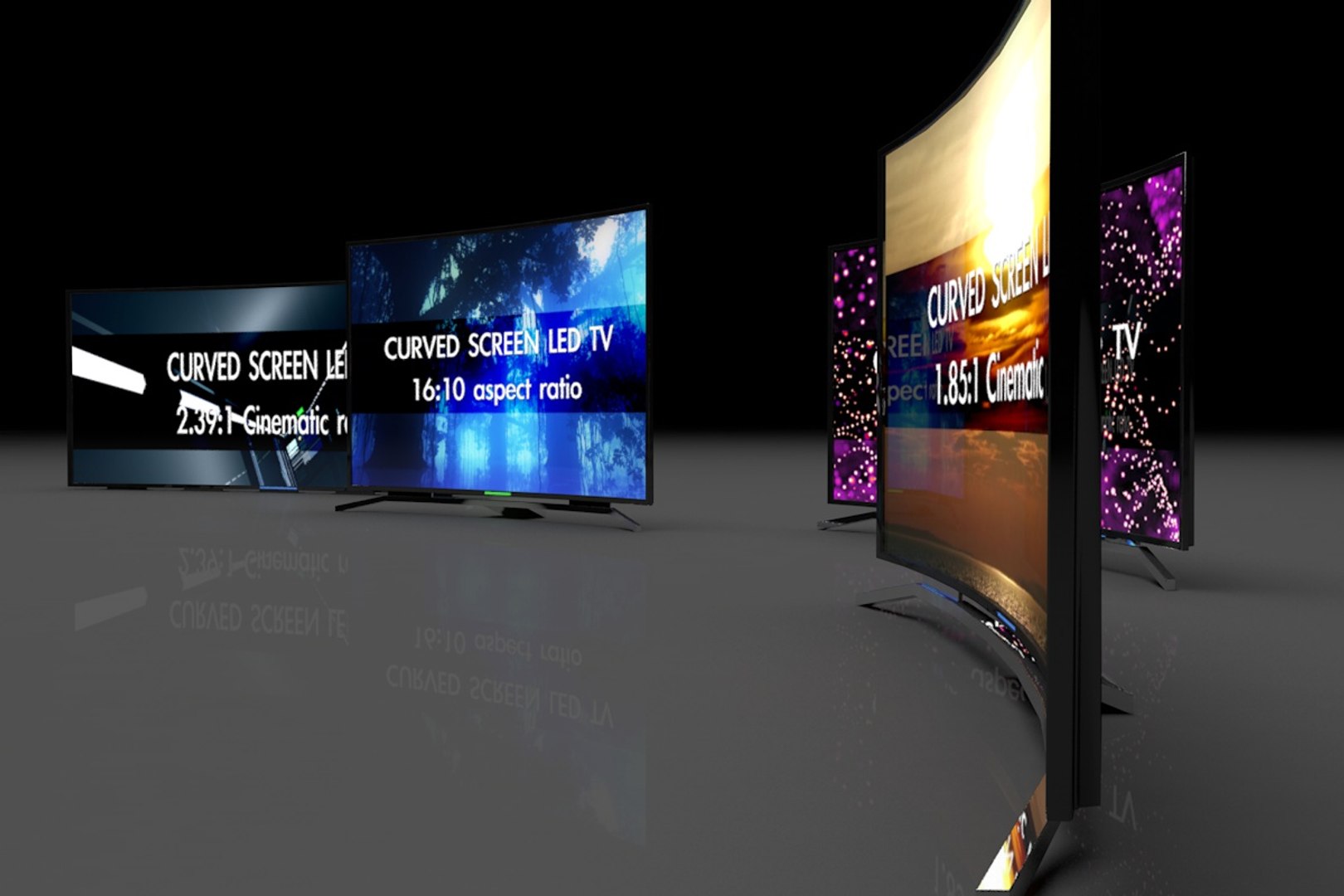 Curved Screen Televisions 3d 3ds