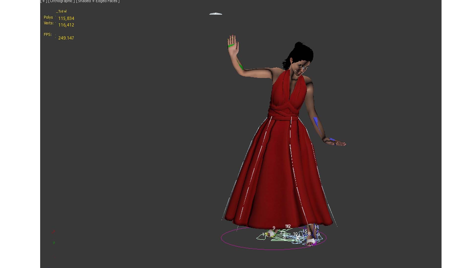 Dancing Girl 3D Model - TurboSquid 2446715