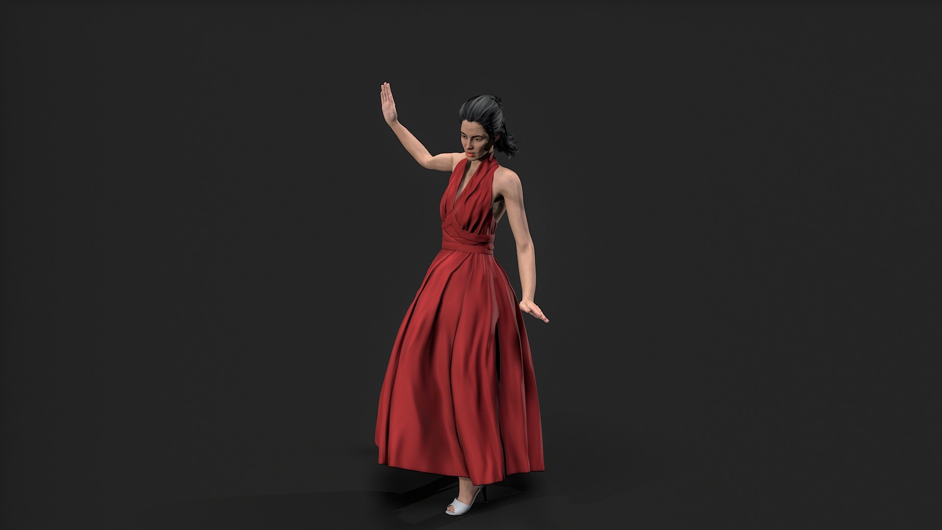 Dancing Girl 3D Model - TurboSquid 2446715
