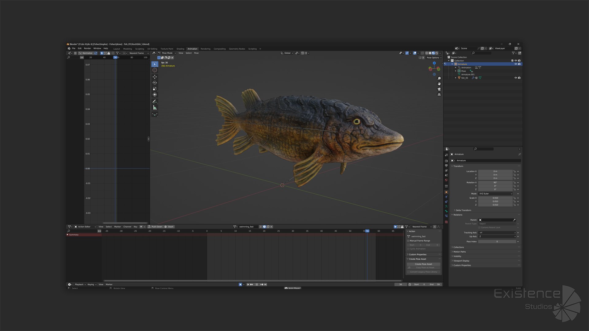 Fantasy Fish 05 - Aqua Life - Water Underwater Creature - 33 3D ...