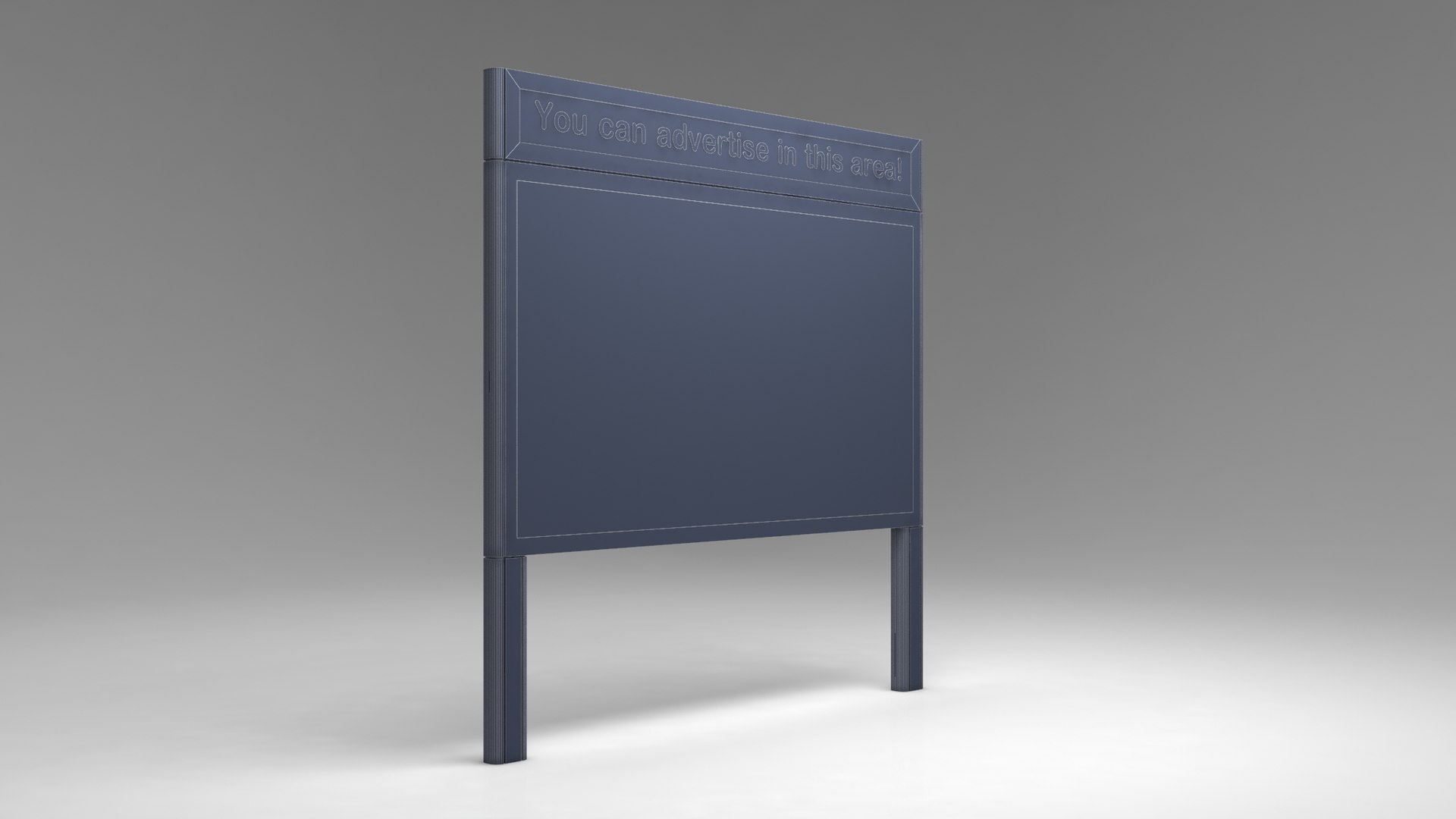 3D designed advertising billboard model - TurboSquid 1585353
