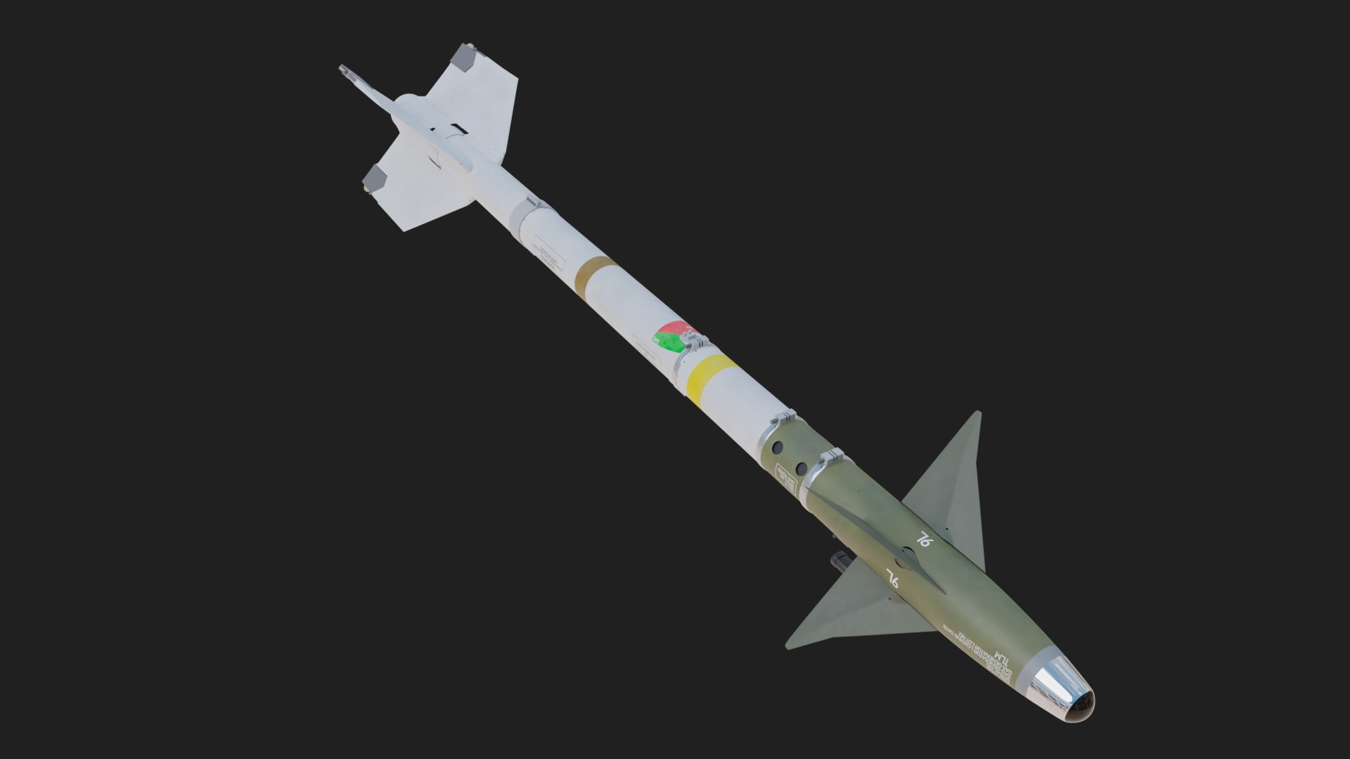 3D Aim-9L Sidewinder Missile - TurboSquid 2141405