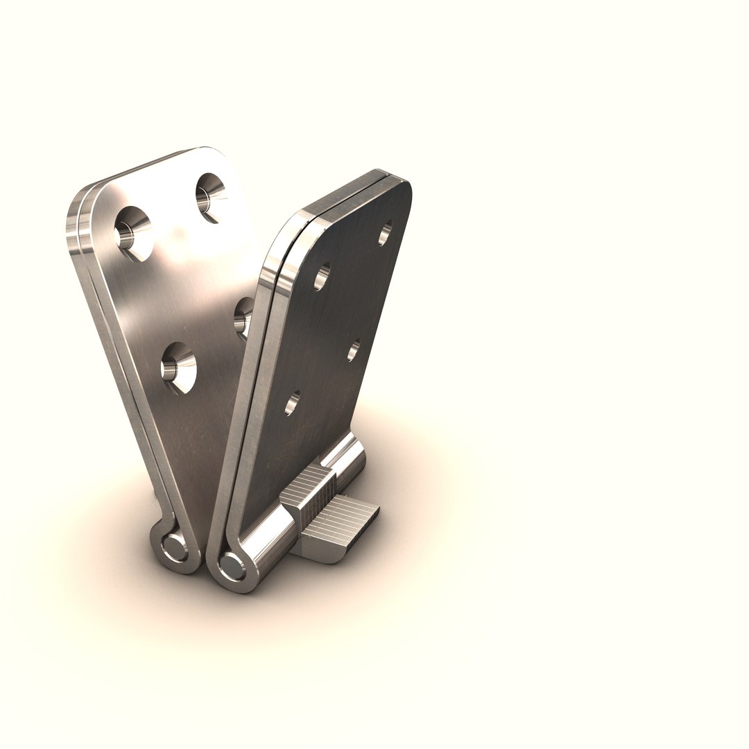 3D Double Axial Hinge - TurboSquid 1879580