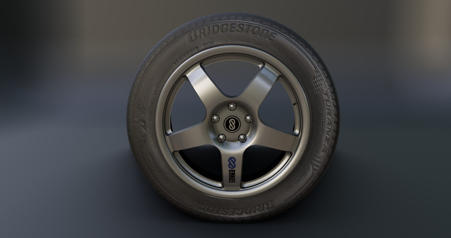 Enkei Tarmac Evo 3D - TurboSquid 2173726