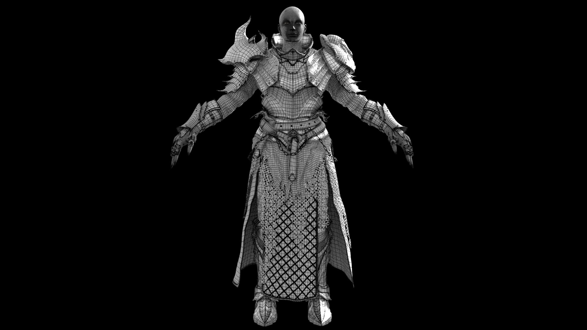 Knight Female Model - TurboSquid 2152059