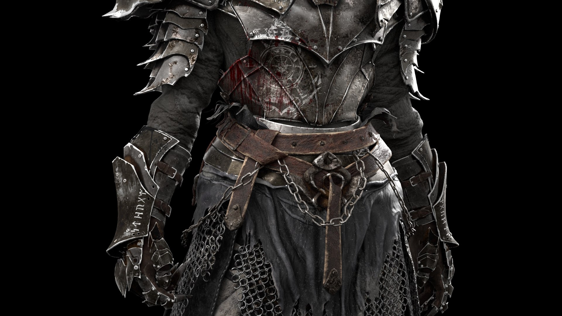 Knight Female Model - TurboSquid 2152059