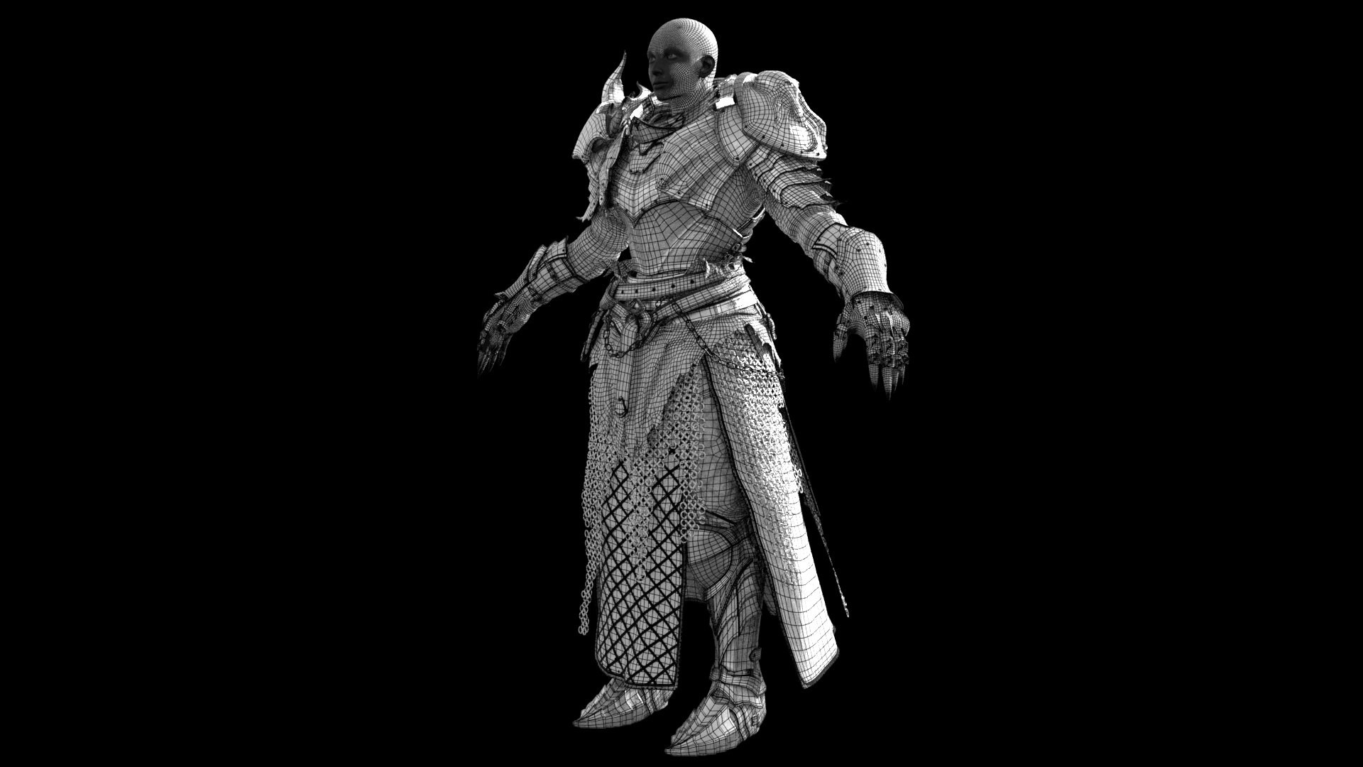 Knight Female Model - TurboSquid 2152059