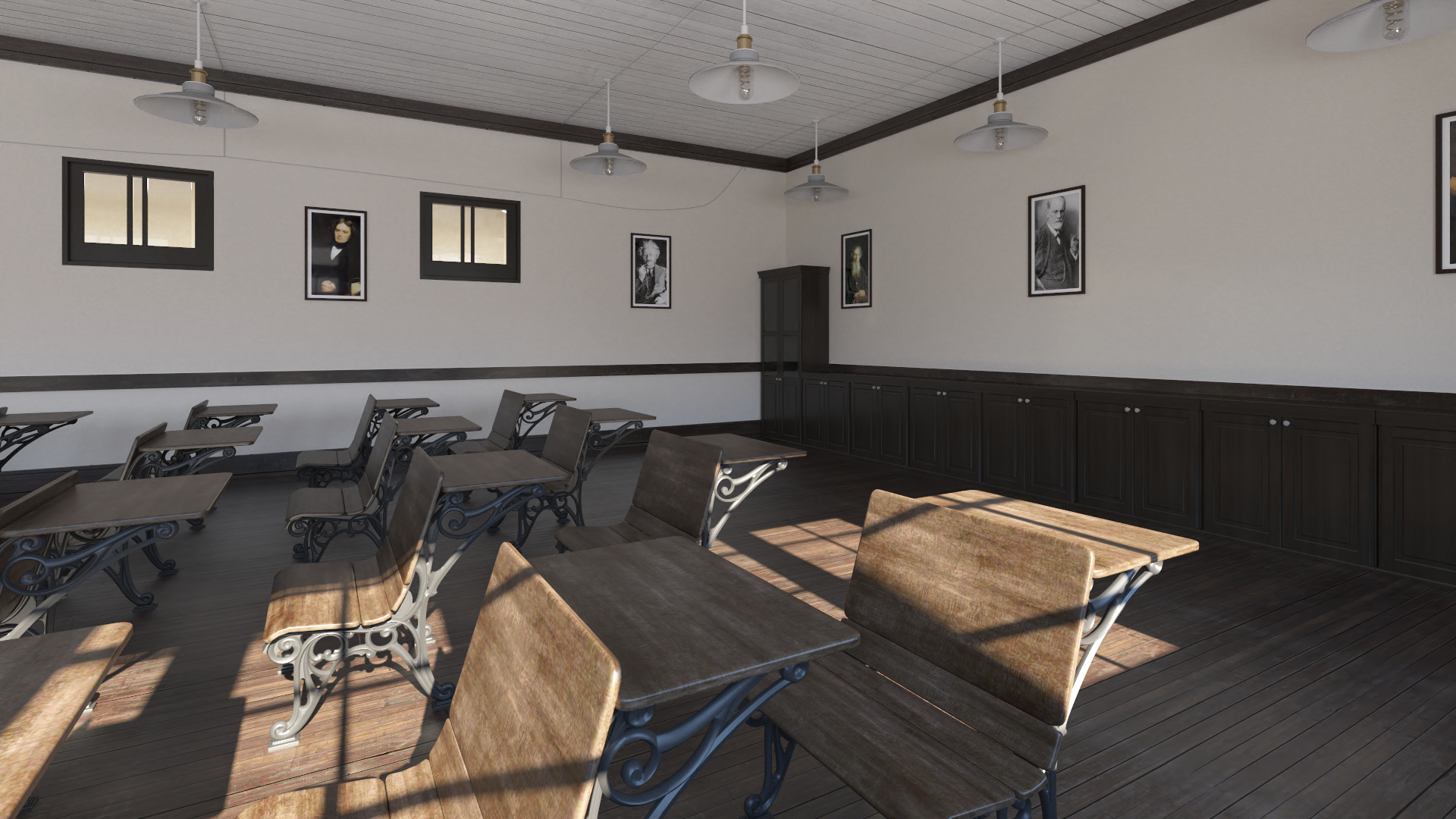 3D School Class 3 model - TurboSquid 2009031