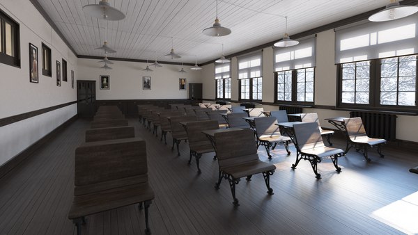 3D School Class 3 model - TurboSquid 2009031