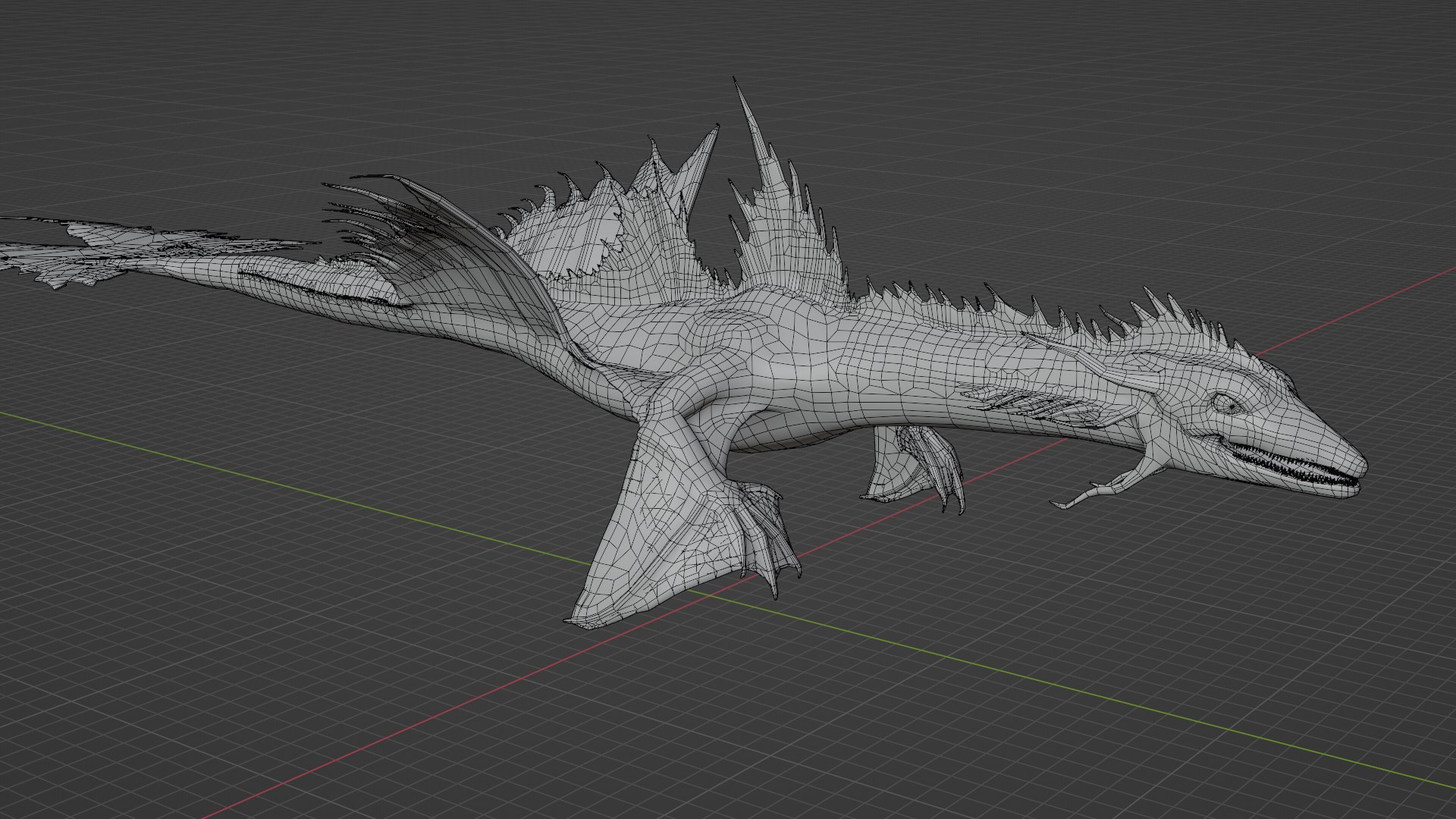 Sea Dragon Model - TurboSquid 2093315