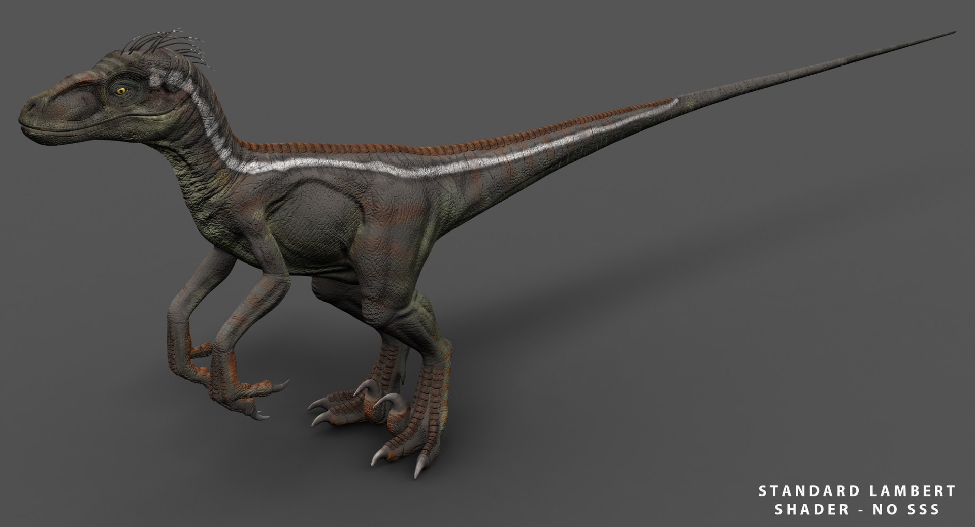 velociraptor rigged 1 ma
