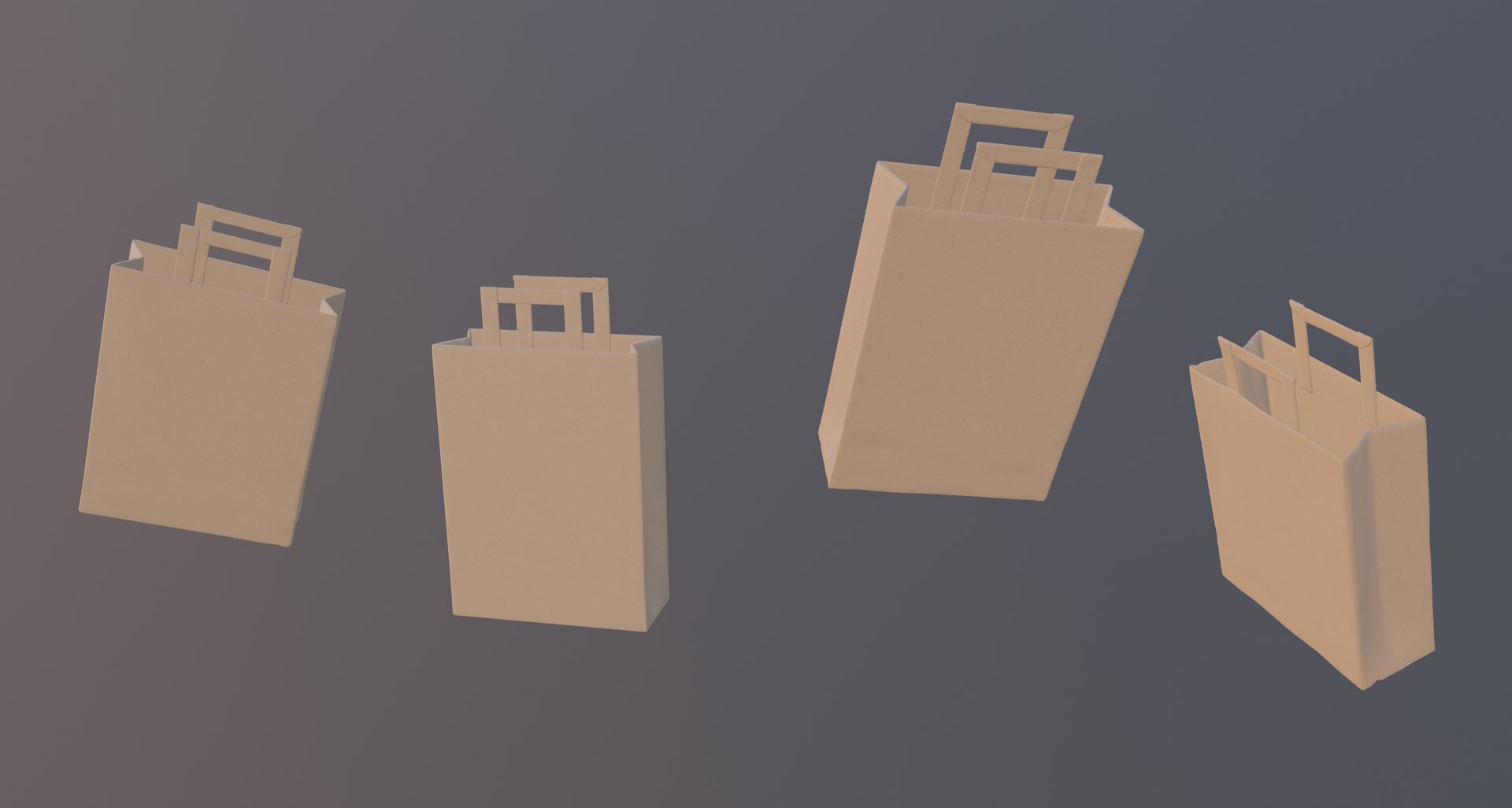 3D paper bag - TurboSquid 1479880
