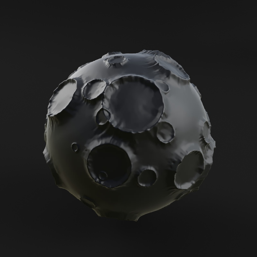 Moon 3D Model - TurboSquid 1436240
