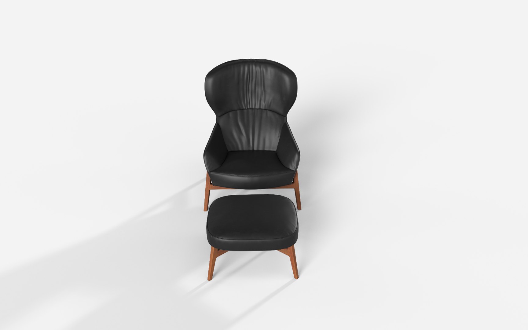 3D Arflex Giulio Armchair And Ottoman Model - TurboSquid 2054290