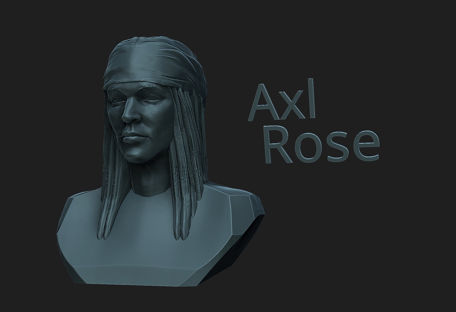 Axl Rose 3D Model - TurboSquid 2138033