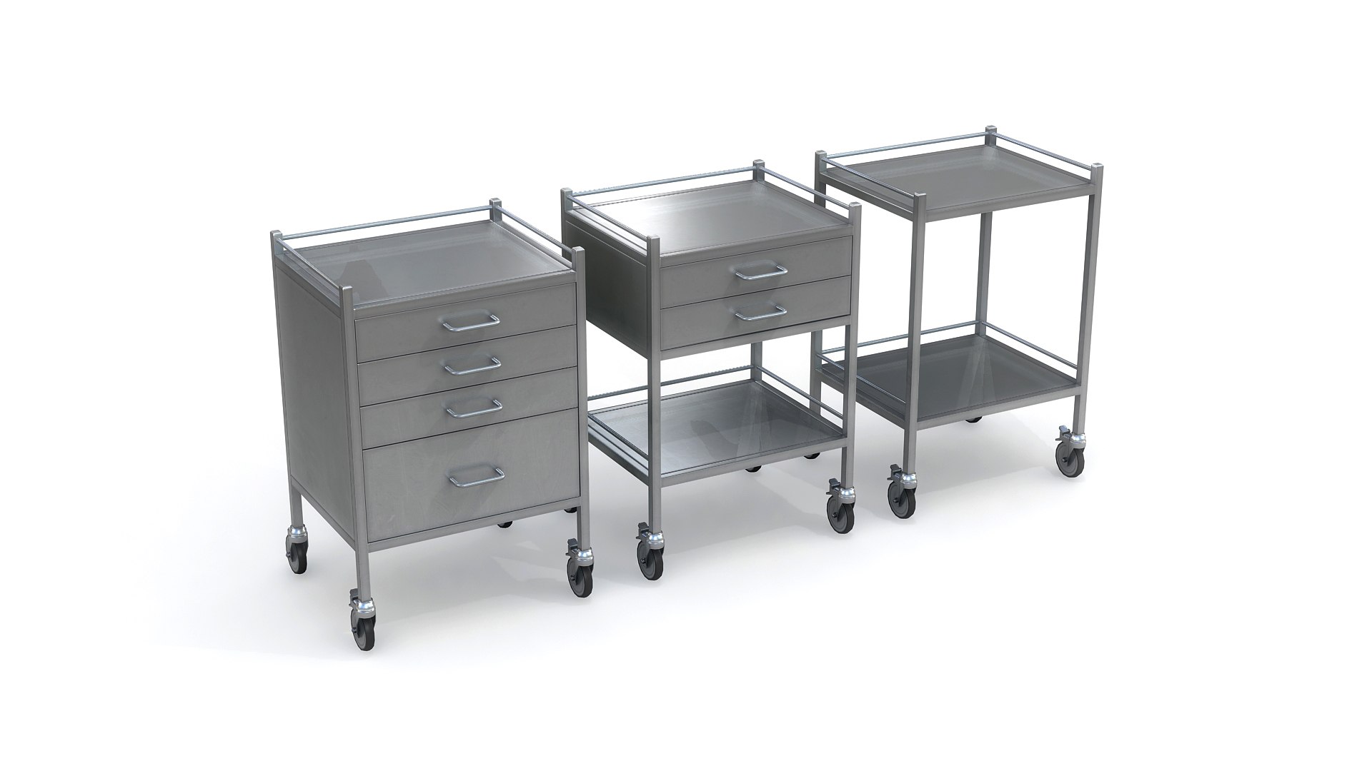 3D Hospital Carts 1 Model - TurboSquid 1856064