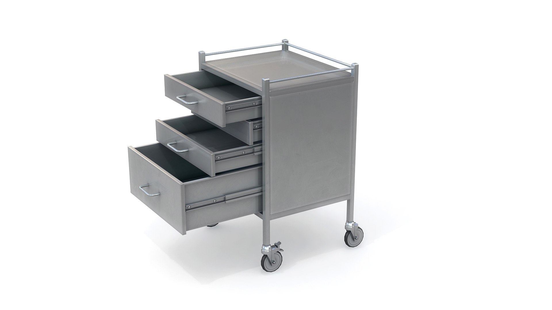 3D Hospital Carts 1 Model - TurboSquid 1856064