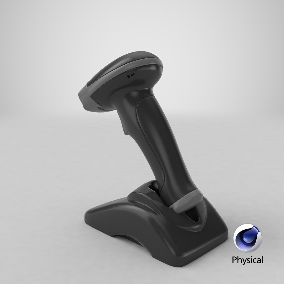3D barcode scanner bar model - TurboSquid 1691504