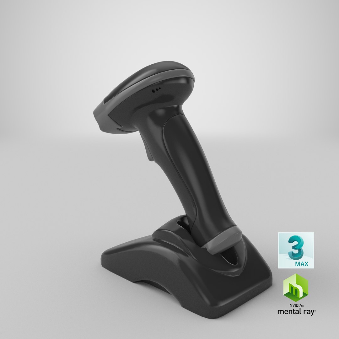 3D barcode scanner bar model - TurboSquid 1691504
