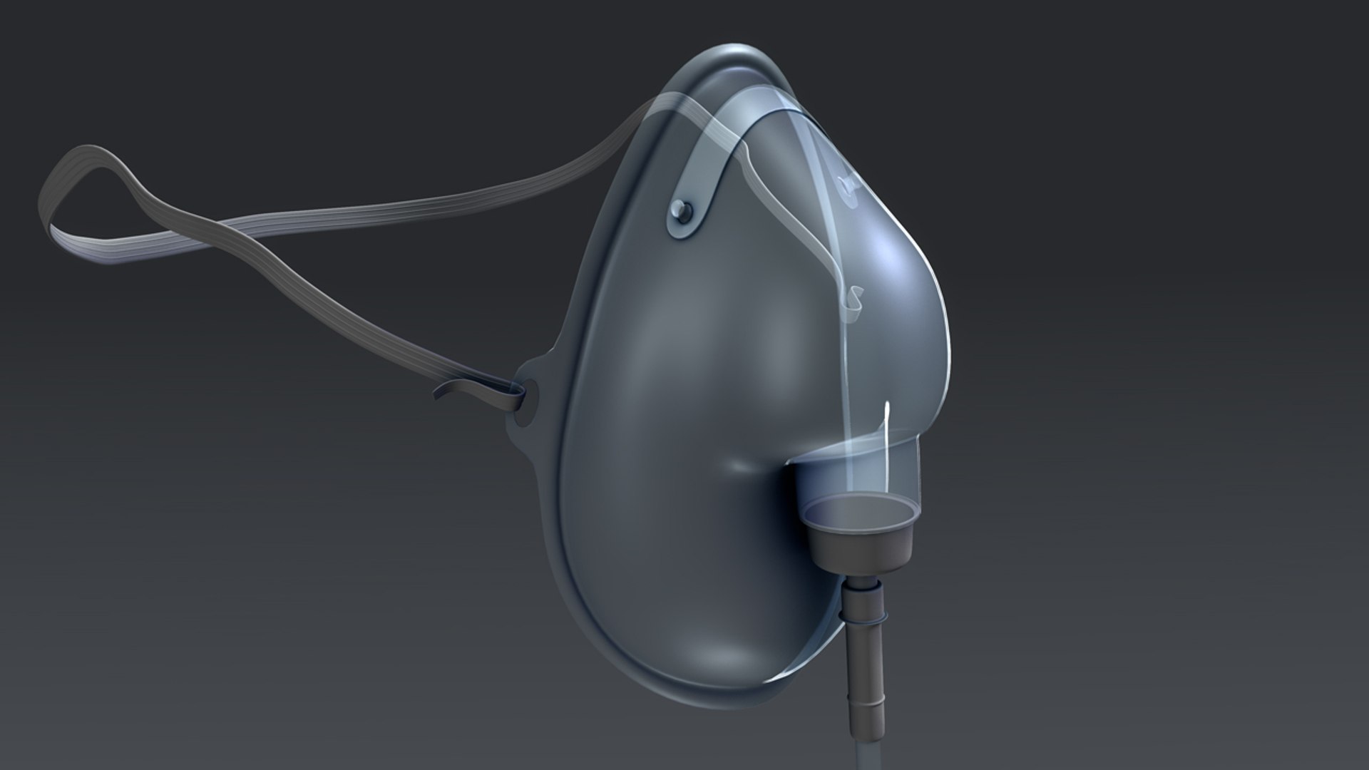 3d model oxygen mask