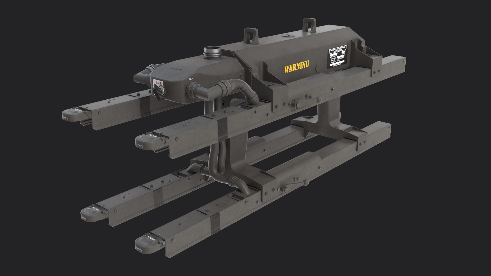 modelo 3d M299 Longbow Missile Launcher - TurboSquid 2017236