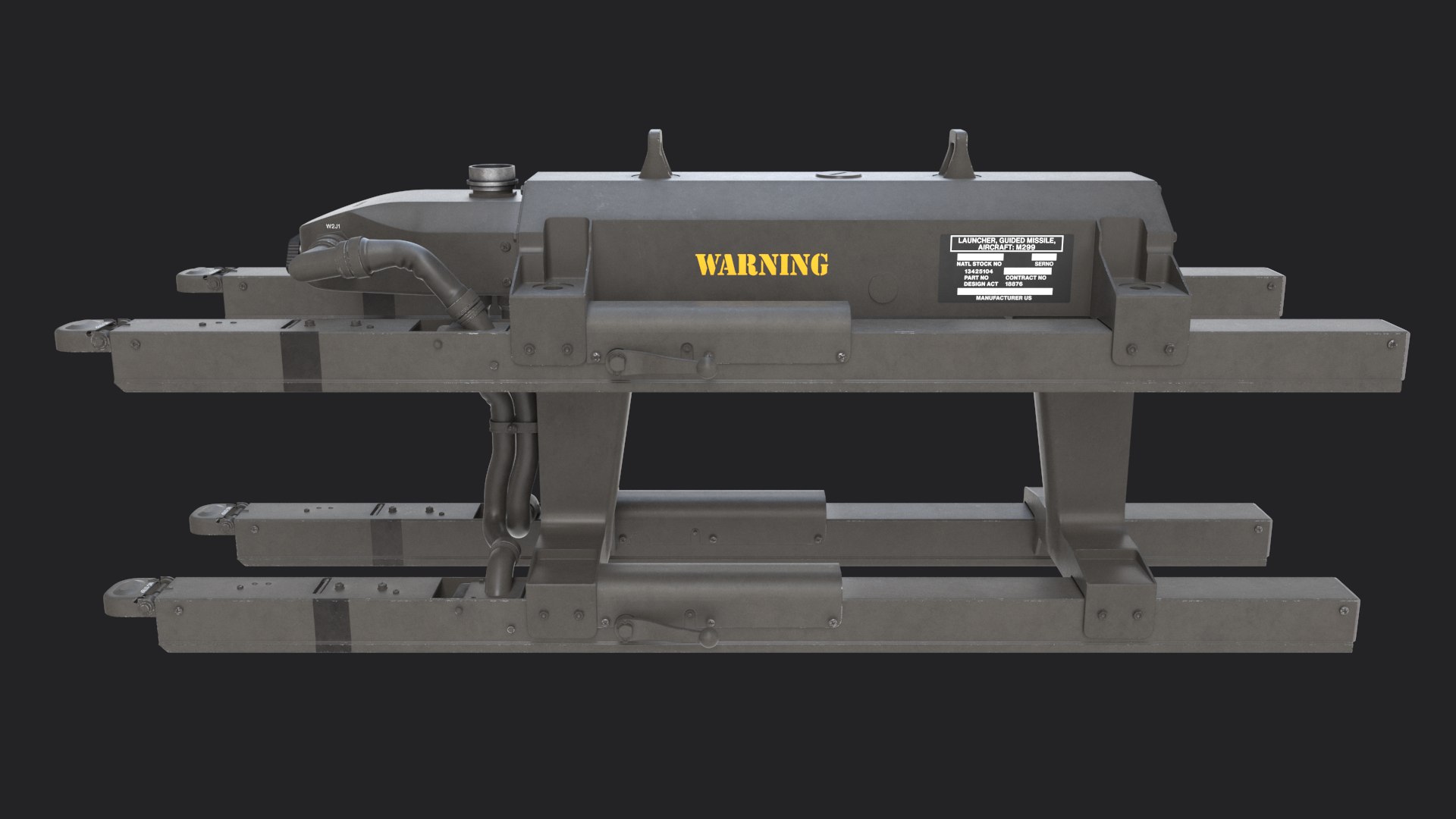 M299 Longbow Missile Launcher 3D Model - TurboSquid 2017236